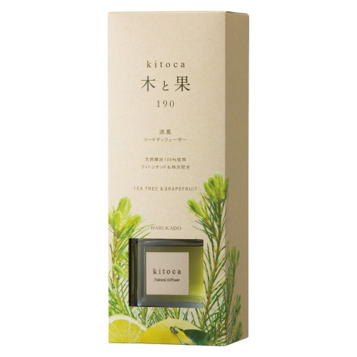 木と果 [kitoca] リードディフューザー 190 ティートリー＆グレープフルーツ | カリス成城 WEB SHOP