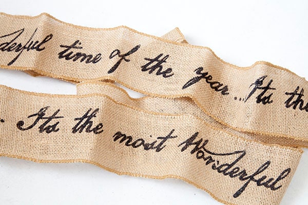 Z-Z367 Burlap Ribbon (Most Wonderful) | すべての商品 | Cherrybeansの通販