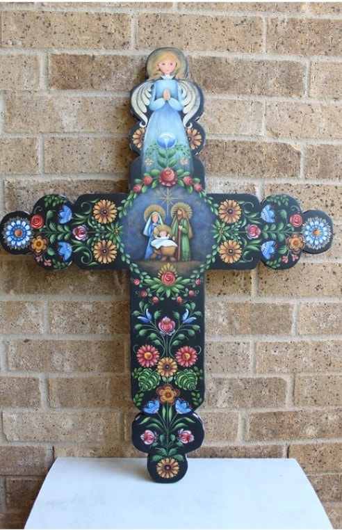 RW-151 Nativity Cross | アクリルパターンパケット,Rosemary West | Cherrybeansの通販