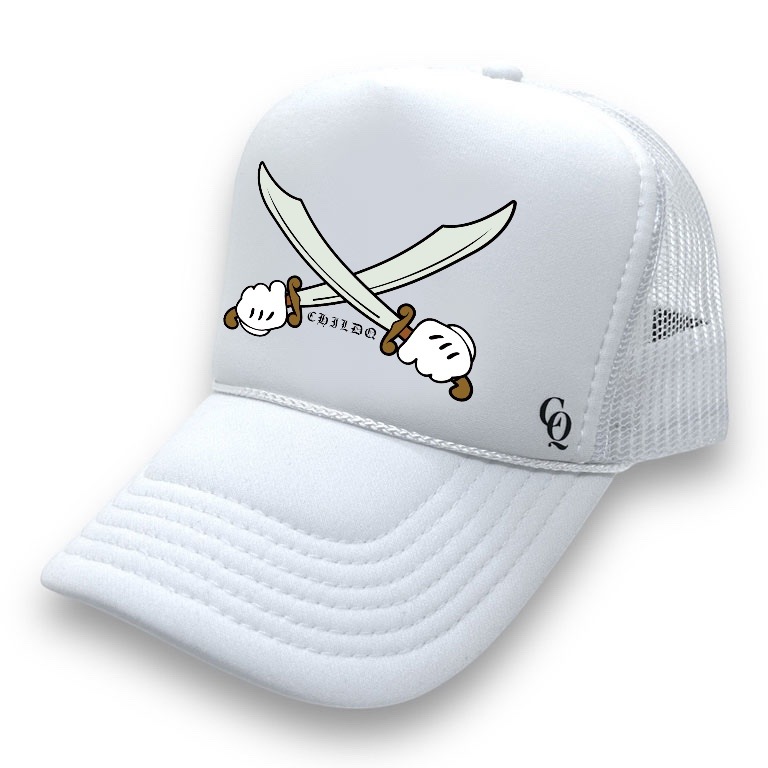 Pirate Sword Cap White | Caps-キャップ-