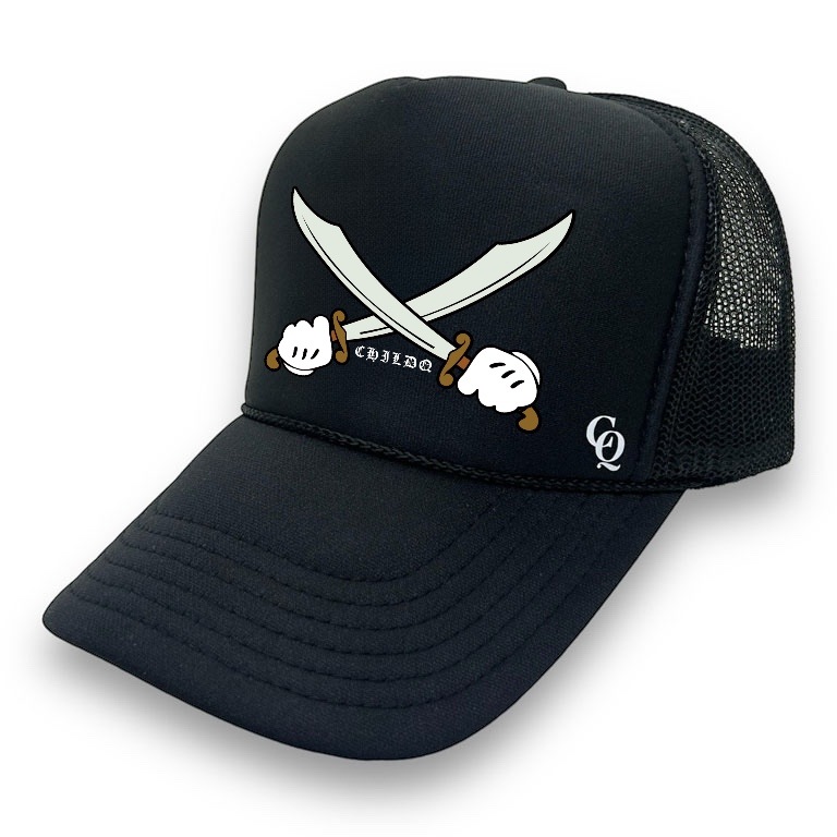 Pirate Sword Cap Black | Caps-キャップ-