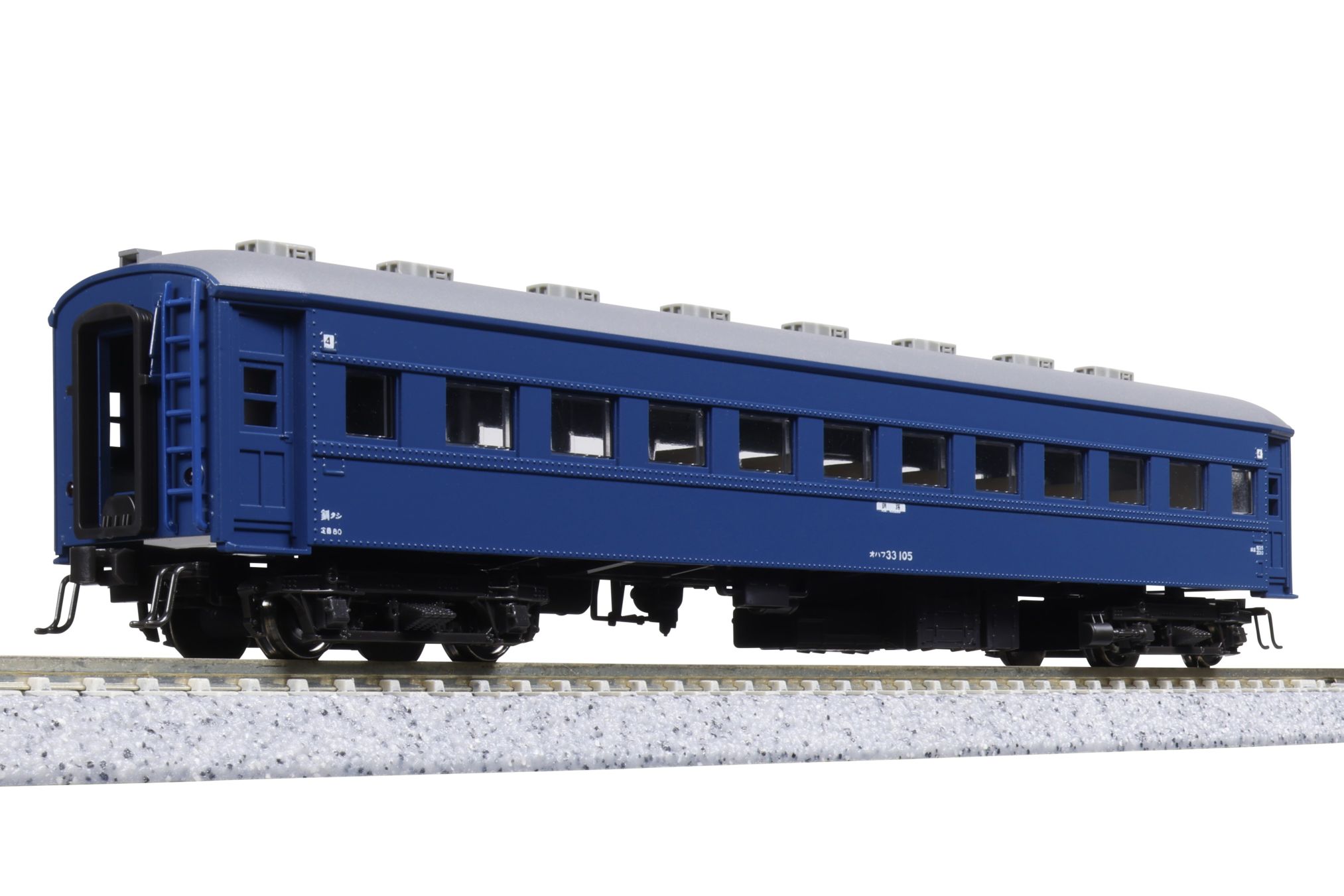 〈在庫〉35系 オハフ33-105(ブルー からまつ ライト無) Assy 1両組【10%OFF】 | 【倉庫在庫N】KATO PC 客車 | チヨダレールセンター オンラインショップ