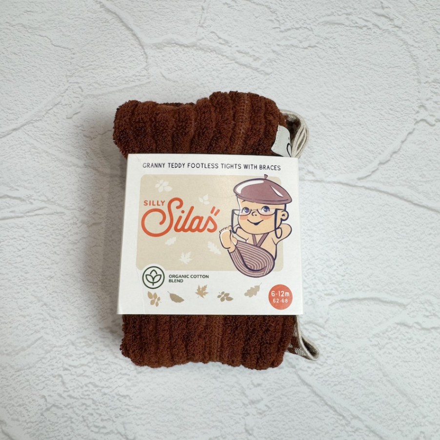 【Silly Silas】Footless Granny Teddy Cinnamon Checked | Brand,Silly Silas ...