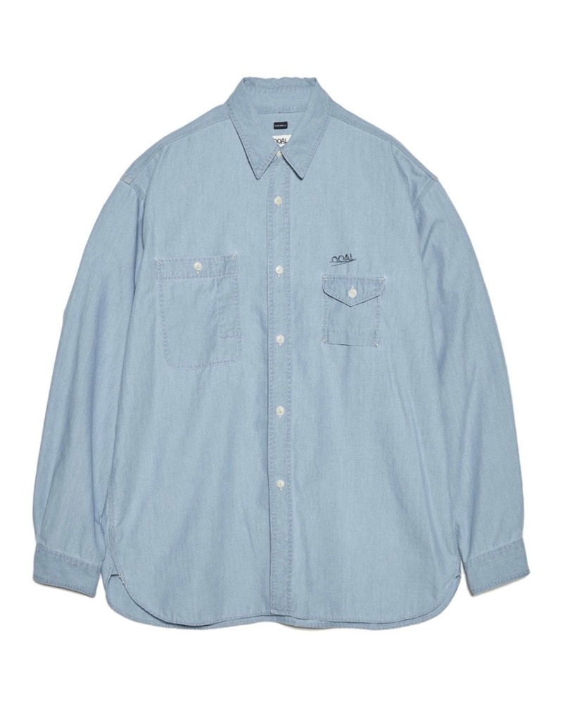 【CIENTO WEB STORE - nanamica 26SS】Regular Collar Chambray Shirt (Light ...