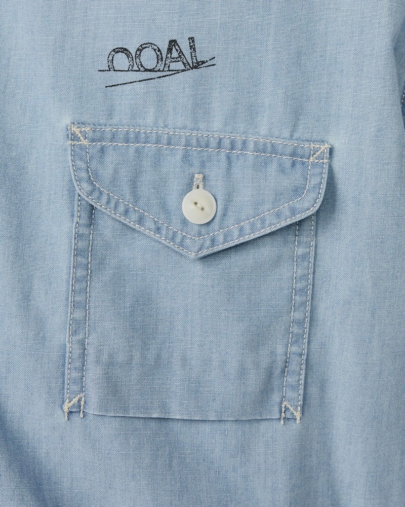 【CIENTO WEB STORE - nanamica 26SS】Regular Collar Chambray Shirt (Light ...