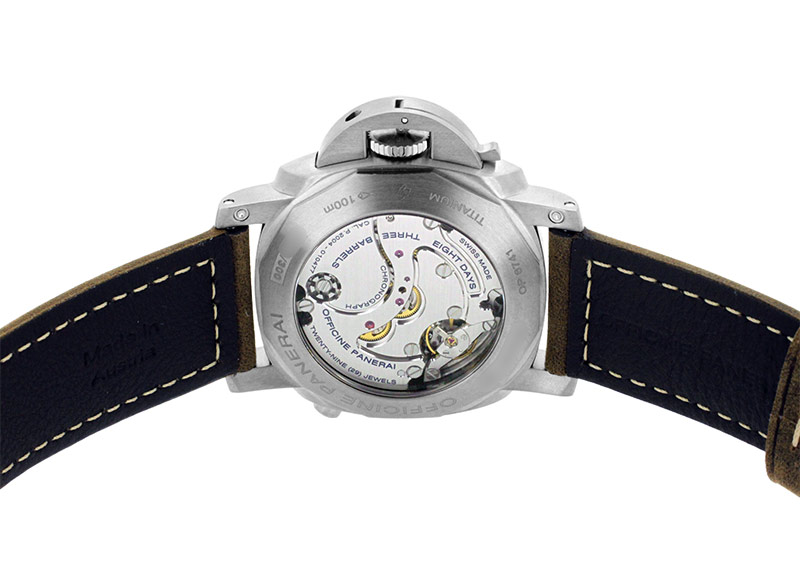 オフィチーネ パネライ - ルミノール1950 クロノモノプルサンテ 8デイズ | | PAM00311 GMT チタニオ TI 黒文字盤 ...