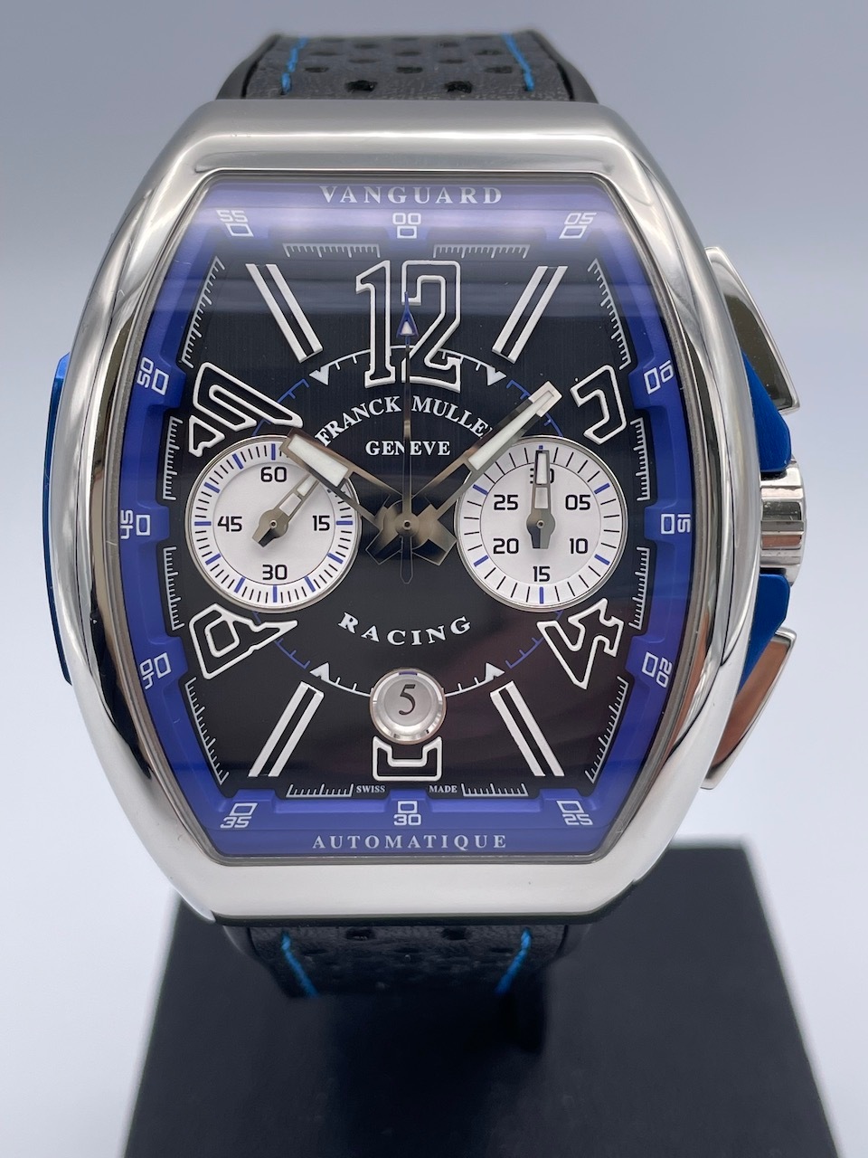 FRANCK MULLER ヴァンガード レーシング クロノグラフ Ref:V45 CC DT AC RCG BL 新品通販｜CLARITY ...