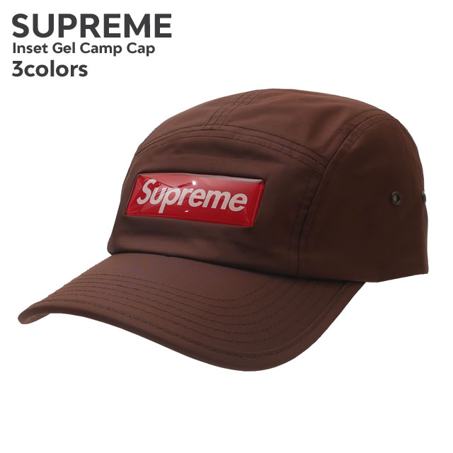 [期間限定ポイント5倍キャンペーン中!!] 新品 シュプリーム SUPREME Inset Gel Camp Cap キャンプキャップ メンズ レディース 新作 | Cliff Edge