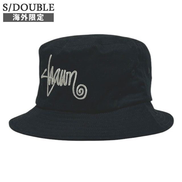 【期間限定特別価格】 新品 エスダブル S/DOUBLE SHAWN SCRIPT BUCKET HAT バケットハット BLACK メンズ ...