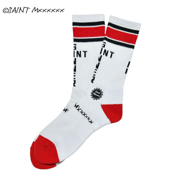 [期間限定ポイント5倍キャンペーン中!!] 新品 セント マイケル SAINT MICHAEL SAINT SINNER SOCKS ソックス 靴下 メンズ レディース SAINT ...