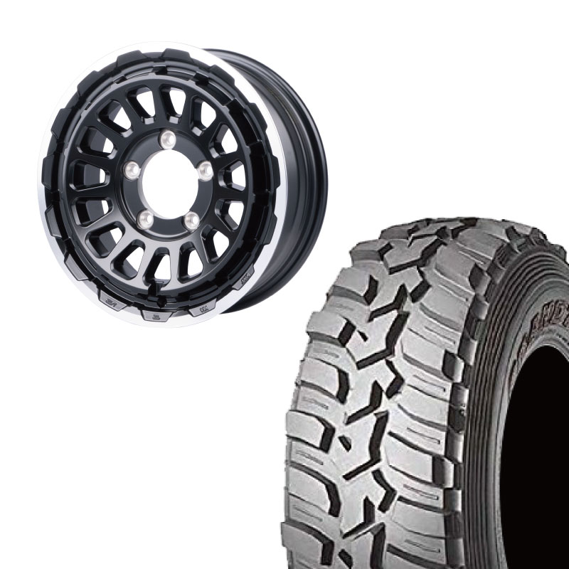 195R16 選べるタイヤセット UNIONRIM HR 16×5.5J +20 139.7 5H 1本価格 ジムニー シーエルリンク | サマータイヤホイール,UNIONRIM HR ...