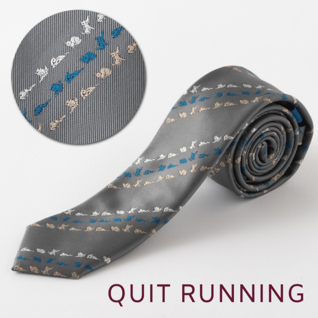 クイトランニング Quit Running,ネクタイ Quit Running,ウォッシャブル | 英国ブランドQuit Running ...
