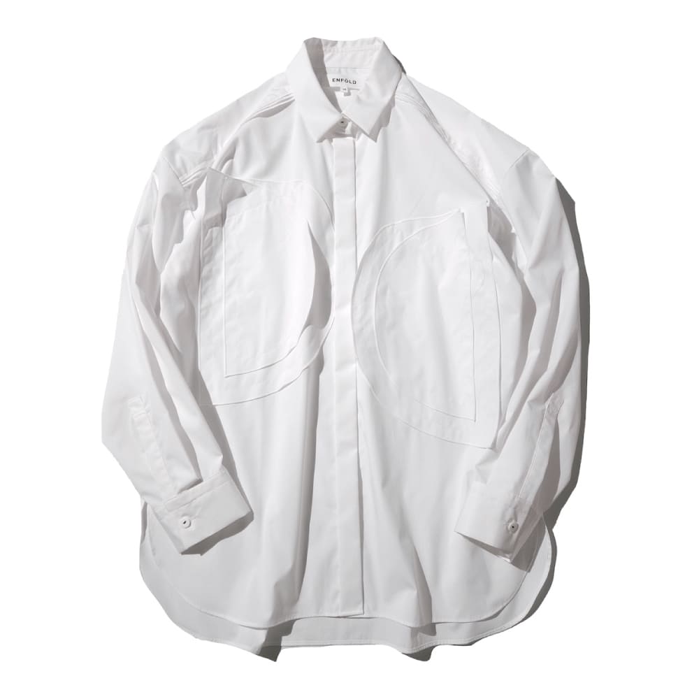 ENFOLD(エンフォルド) APPLIQUE SHIRT - COLDBECK ONLINE（コールベックオンライン）メンズ・レディース公式 ...