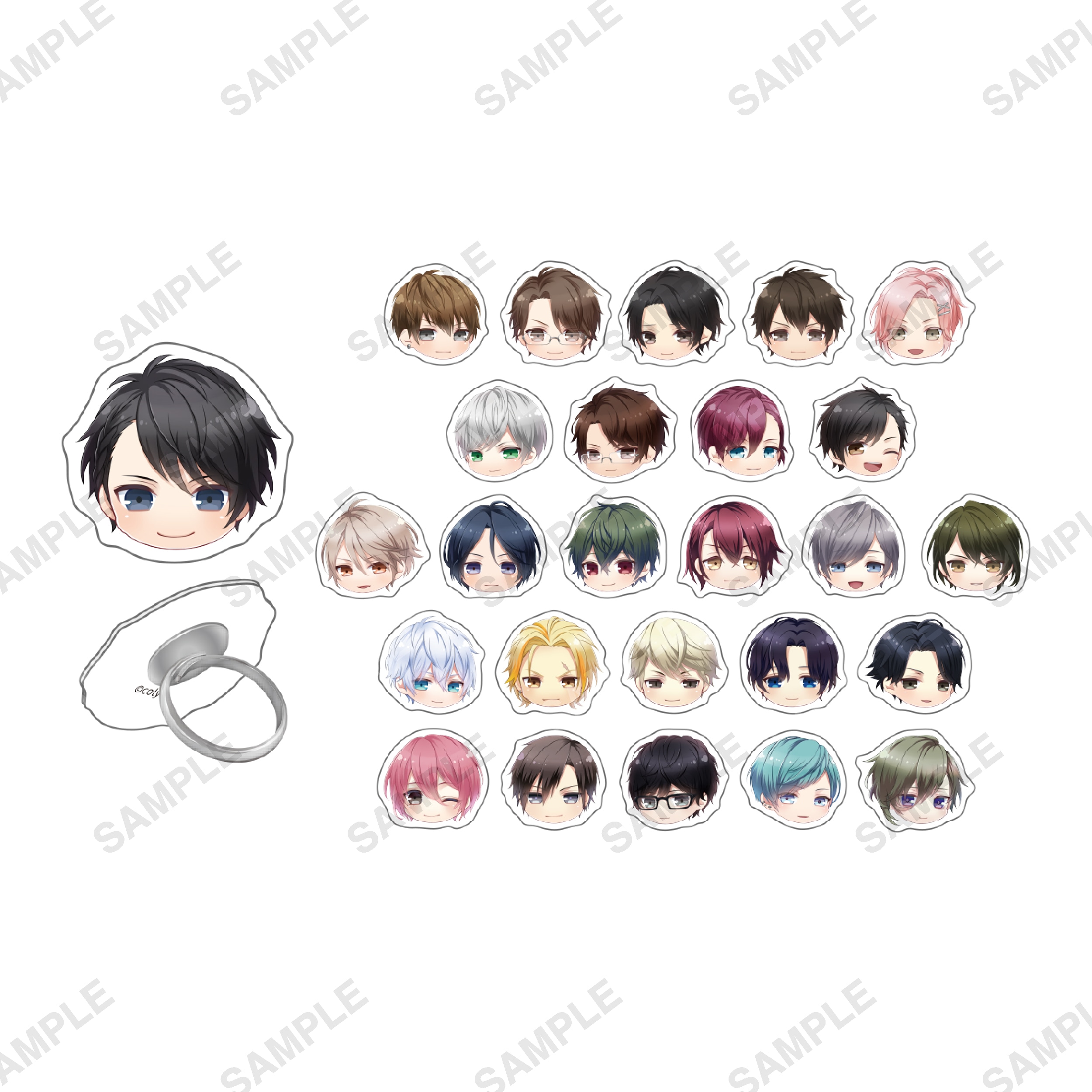 『スタンドマイヒーローズ』トレーディングアクリルリング 〜ふぃんこれ〜 | すべての商品 | coly store