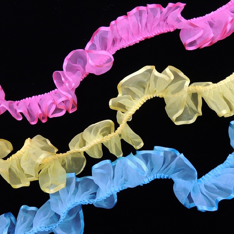 220109 オーガンジー フリル レース 装飾 コスチューム コスプレ ハンドメイド ドレス 舞台衣装 衣装 発表会 お遊戯会 仮装 付属 ...