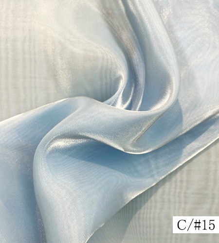 100036 シャンブレー サテン オーガンジー | 生地,合繊無地,オーガンジー ブライダル・ダンス・舞台用特殊生地・衣装 コーラル ...