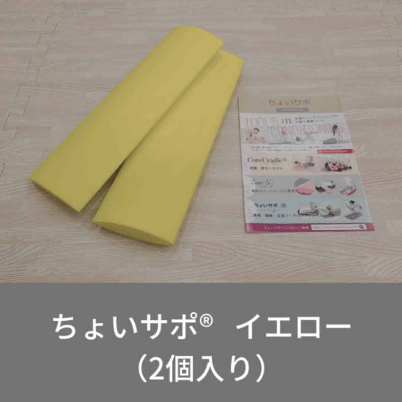 ちょいサポ・イエロー（2個入） | ちょいサポAS | CoreCradle公式ショップ