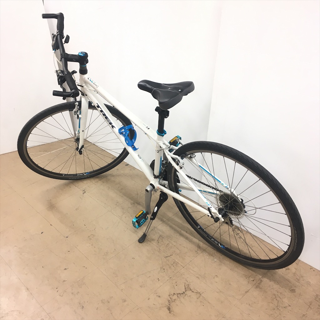 中古 近郊送料格安 TREK 7.2FX WSD ホワイト×ブルー トップチューブ53.3cm