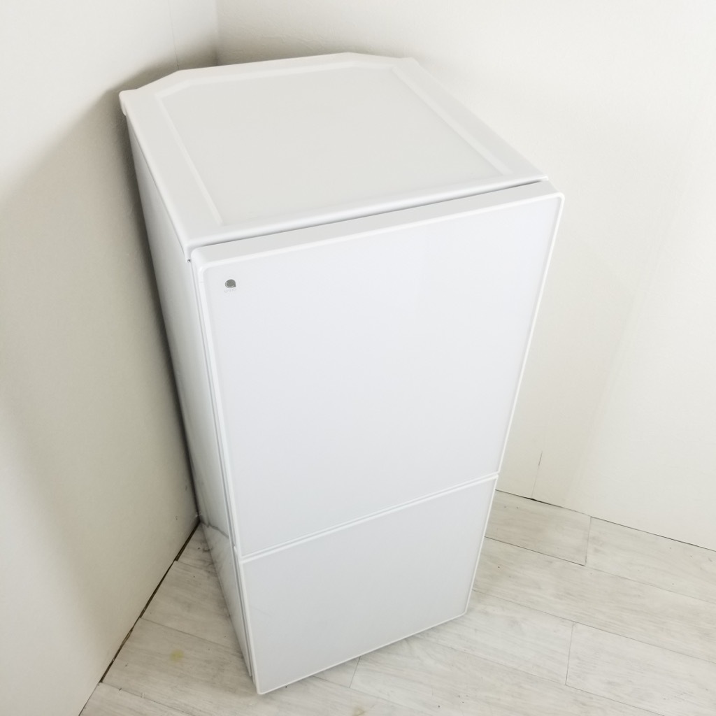 中古 2ドア冷蔵庫 ガラス扉 ユーイング UR-FG110J-W 2016年～2018年製 110L ホワイト 単身用 小型 小さい 白 かわいい 6ヶ月保証付き【型番掲載商品】