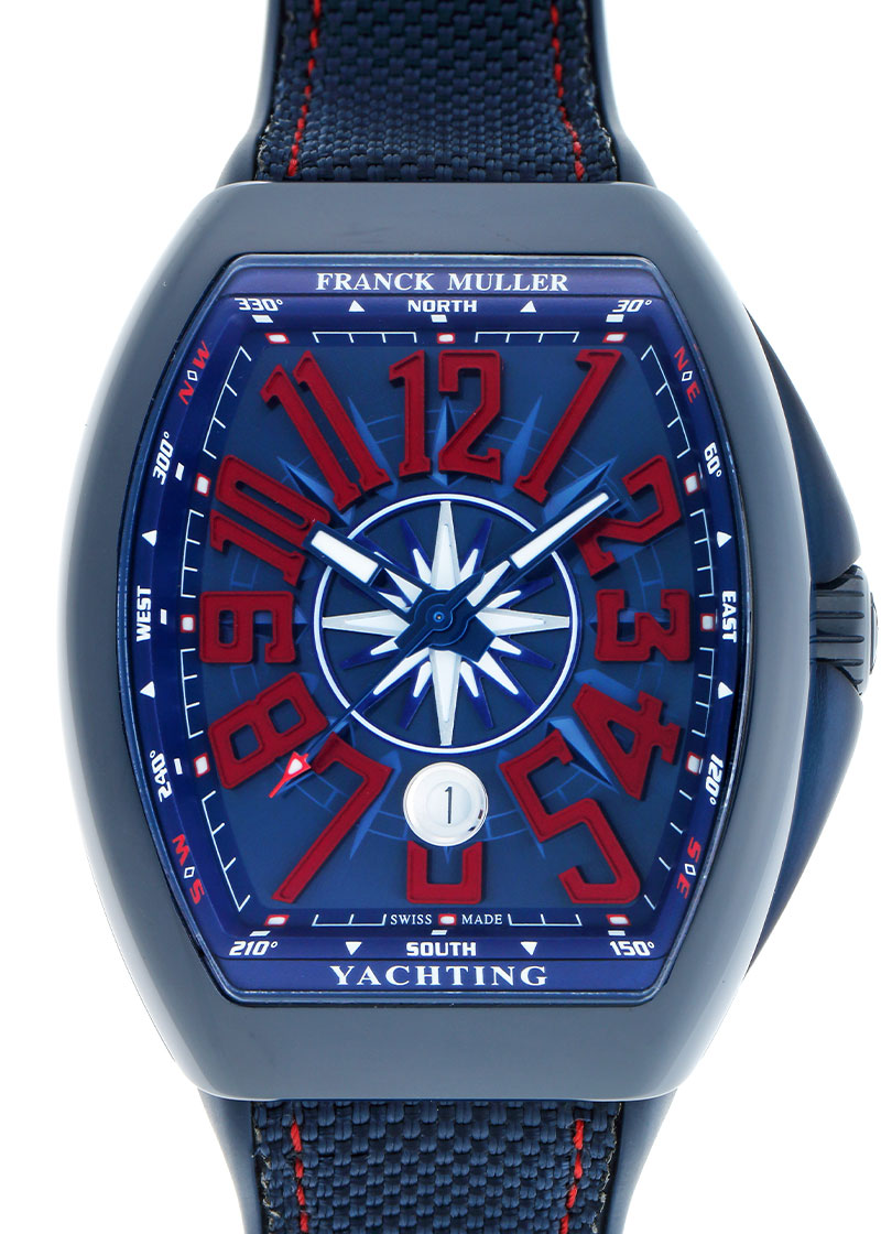 価格.com - フランク・ミュラー ヴァンガード ヨッティング V45 SC DT [セラミック ブルーファブリック×ラバーベルト ブルー ...