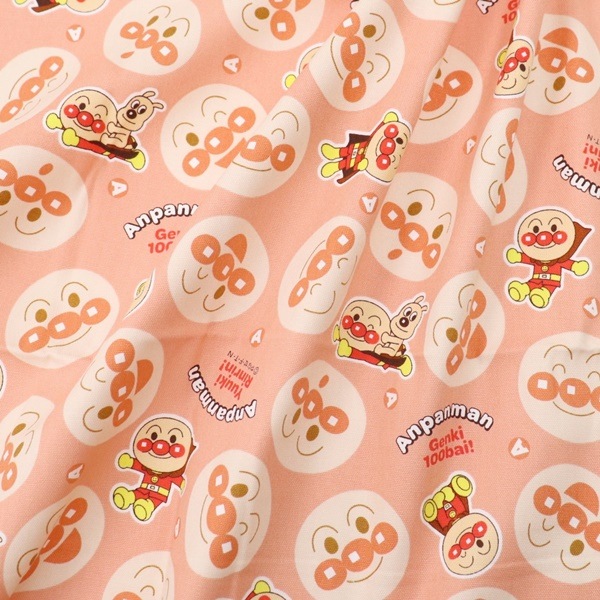 生地 アンパンマン オックス フェイス柄 【50cmカットクロス】 A2100-42 | 手芸センタードリーム公式通販サイト