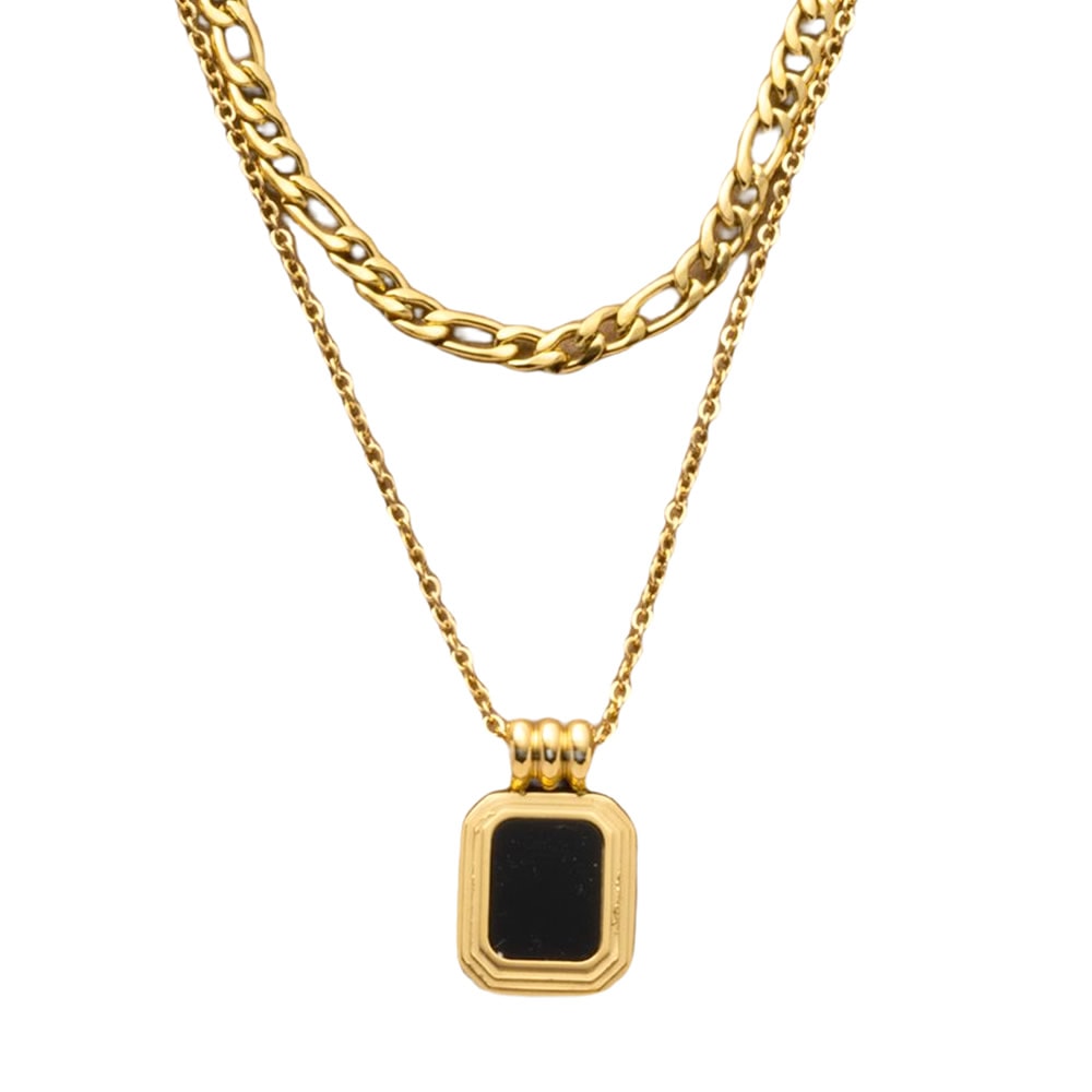 【ゆうパケット】2点セット ステンレス製 ネックレス 金属アレルギー つけっぱなし サージカルステンレス レディース ショート 喜平チェーン ...