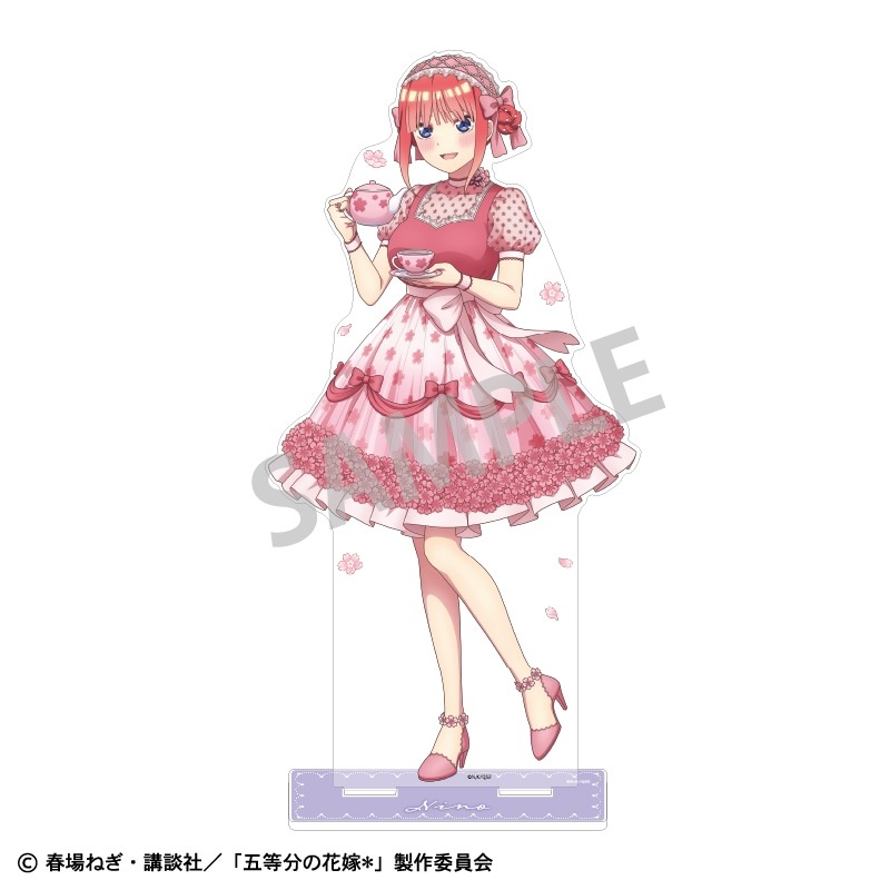 【予約商品4月下旬発送】五等分の花嫁＊ ビッグアクリルスタンド_中野二乃／桜アフタヌーンティー