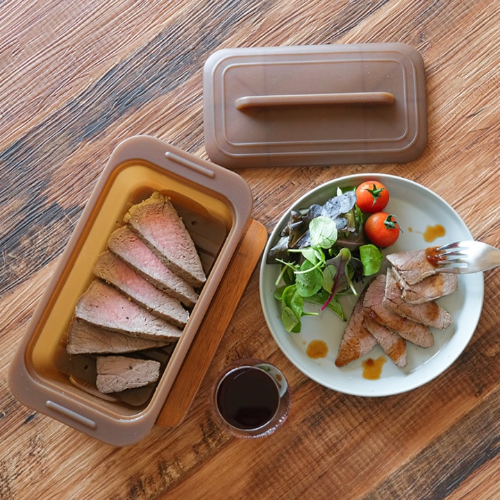 シリコンスチーマー デュエ Due スチームトレイ付き ヴィヴ viv - キッチン雑貨、便利グッズならクッチーナ