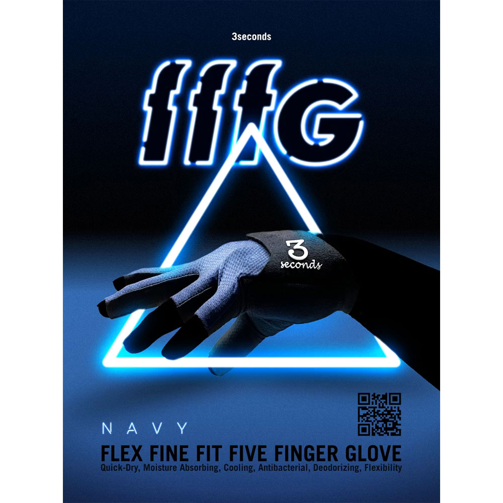 【メール便可】スリーセカンズ グローブ 5FG ネイビー 各種 【廃番/在庫限り】