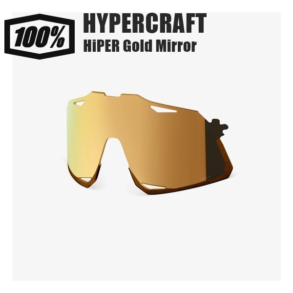 100% ワンハンドレッド HYPERCRAFT REPLACEMENT LENS - HiPER Gold Mirror | 100％/100パーセント | CycleRoad本店公式ストア