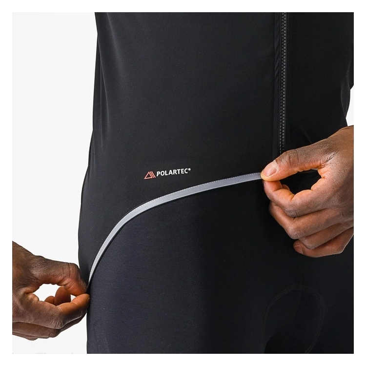 CASTELLI カステリ ULTRA RAIN CAPE BLACK/SILVER REFLEX 4524506-010 ...