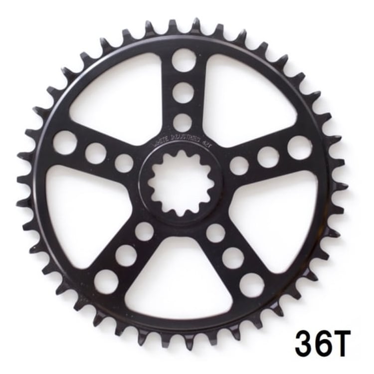 WHITE INDUSTRIES ホワイトインダストリーズ チェーンリング ENO-TSR BLK 36T (スクエアテーパー用 ...