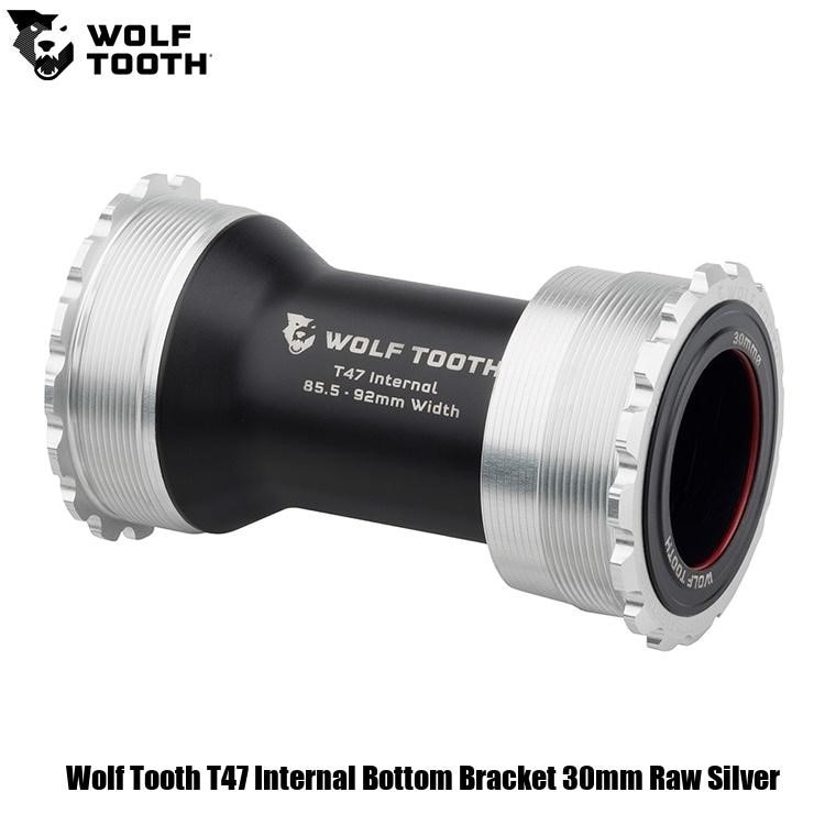 WOLF TOOTH ウルフトゥース Wolf Tooth T47 Internal Bottom Bracket 30mm Raw Silver | その他 | CycleRoad本店公式ストア