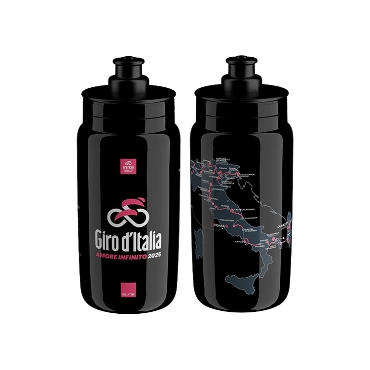 ELITE エリート FLY ジロ デ イタリア 2025 550ml BLACK MAP 016041501 | ELITE/エリート | CycleRoad本店公式ストア