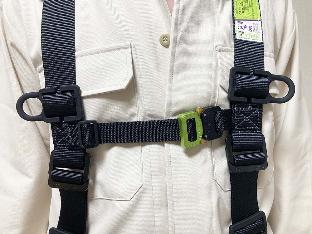 タイタン 江戸鳶 X型ハーネス ブラック 「墜落制止用器具の規格」適合品 ETN-10A | ハーネス | 作業服 廣瀬屋