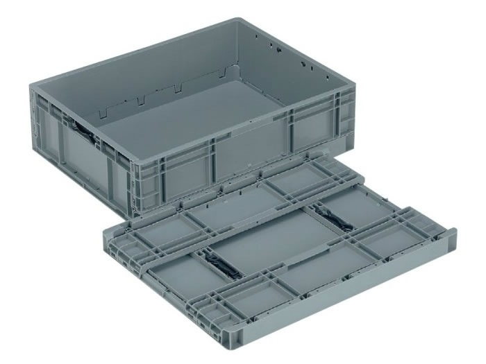 岐阜プラスチック TPO規格折りたたみコンテナ TPO-462 グレー