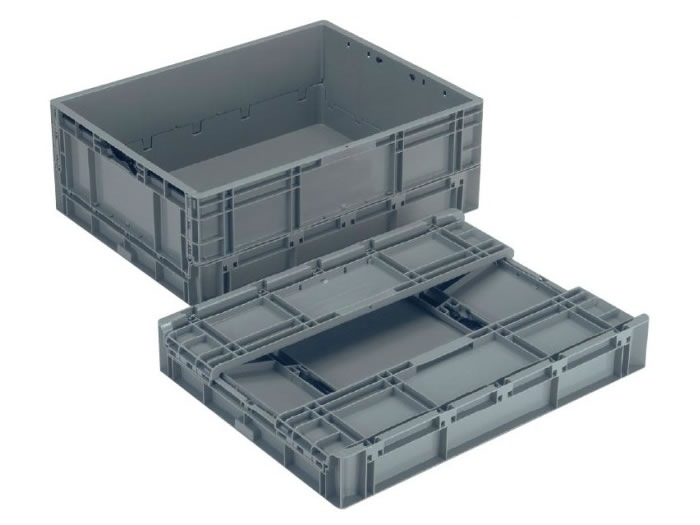 岐阜プラスチック TPO規格折りたたみコンテナ TPO-462.5 グレー