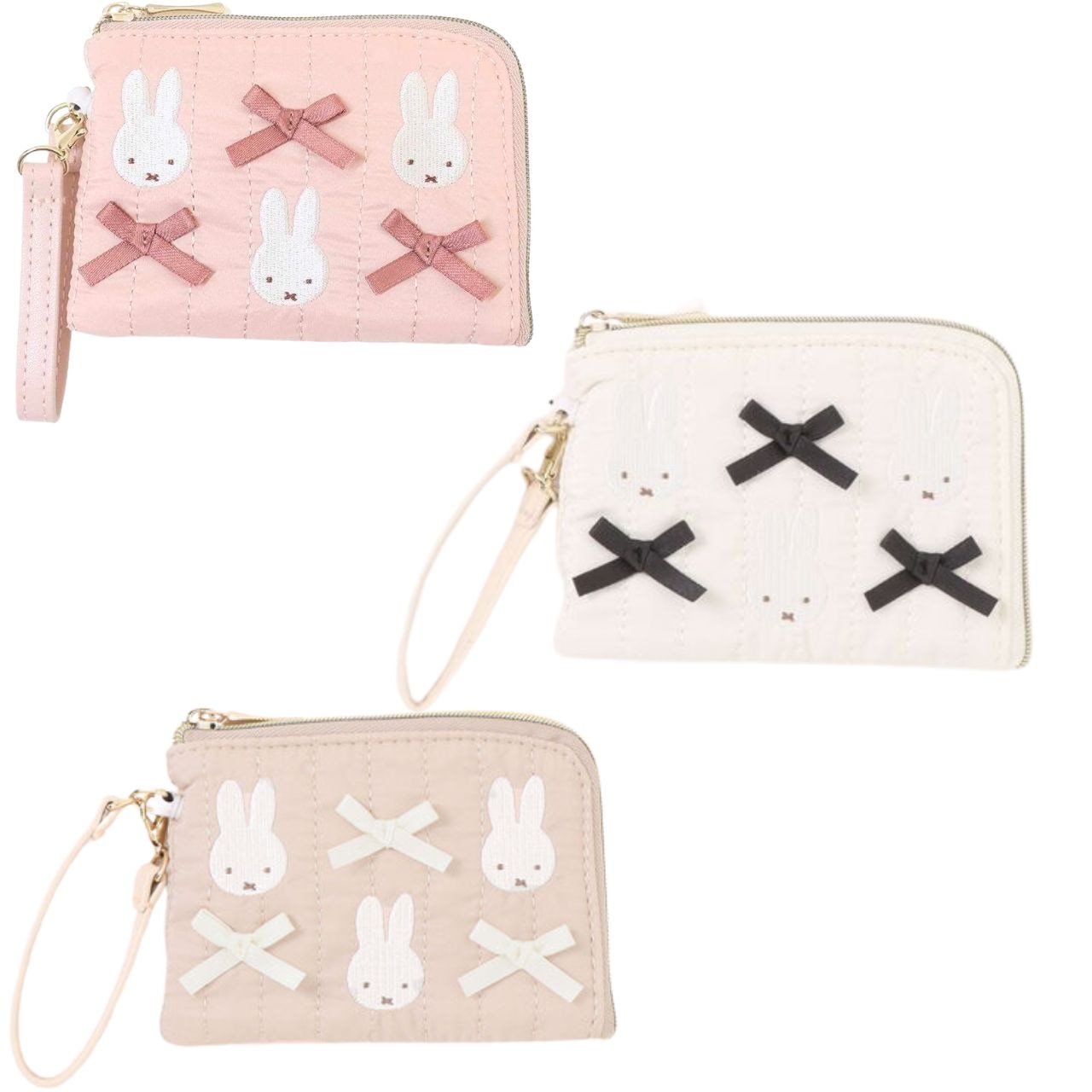 【miffy／ミッフィー】my favorite ribbon ラウンドポーチ | キャラクター用品 | Rio莉緒小舗