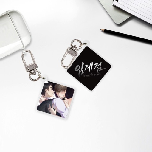 （先払いのみ）韓国キャラクターグッズ 「臨界点 Critical Point」 公式グッズ 両面 アクリルキーリング (2種1択) (予約 ...