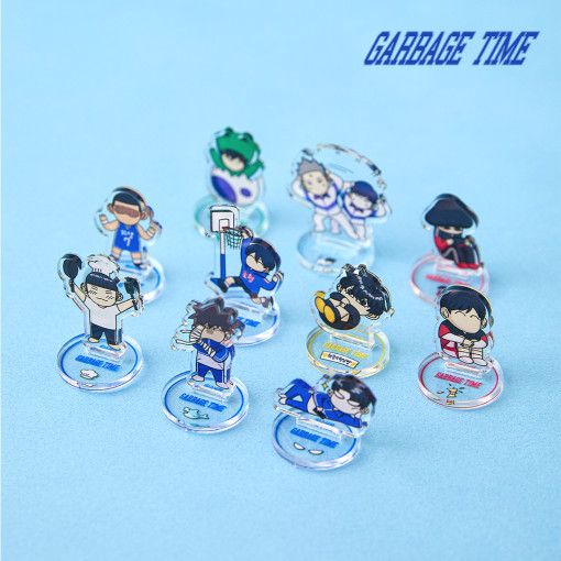 （先払いのみ）韓国キャラクターグッズ 「GARBAGE TIME ガベージ・タイム」 公式グッズ ランダム ミニアクリルスタンド ...