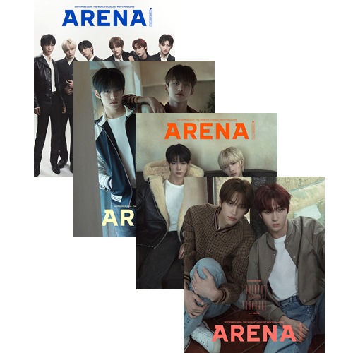 [4種セット] 韓国男性雑誌 ARENA HOMME+ (アリーナ・オム・プラス) 2024年 9月号 (TWS表紙/SHINeeのミンホ ...