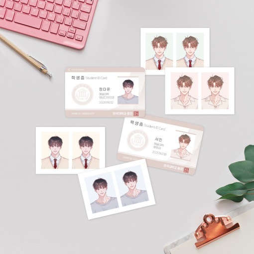 （先払いのみ）韓国キャラクターグッズ 「Never Mind Darling ネバーマインドダーリング」 公式グッズ 学生証＆証明写真セット (2種1択) | キャラクターグッズ ...