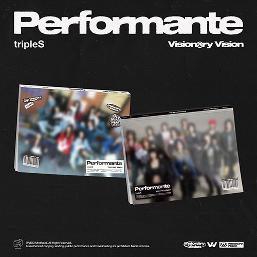 韓国音楽 tripleSのVisionary Vision - 1集 「Performante」 (ランダム発送/CD+ブックレット72P ...