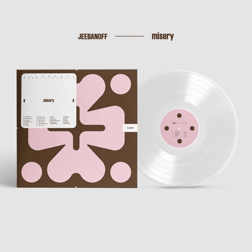 韓国音楽 jeebanoff (ジバノフ) - 3集 「Misery」 LP [12inch Transparent Vinyl] (予約 ...