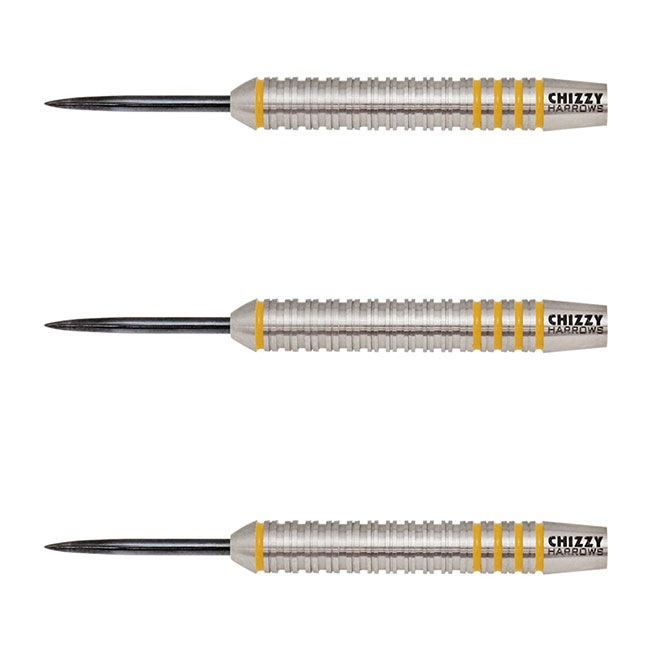 Harrows(ハローズ) CHIZZY(チズィ) 80％タングステン STEEL 26gR デイブ・チズネル選手モデル (ダーツ バレル ...