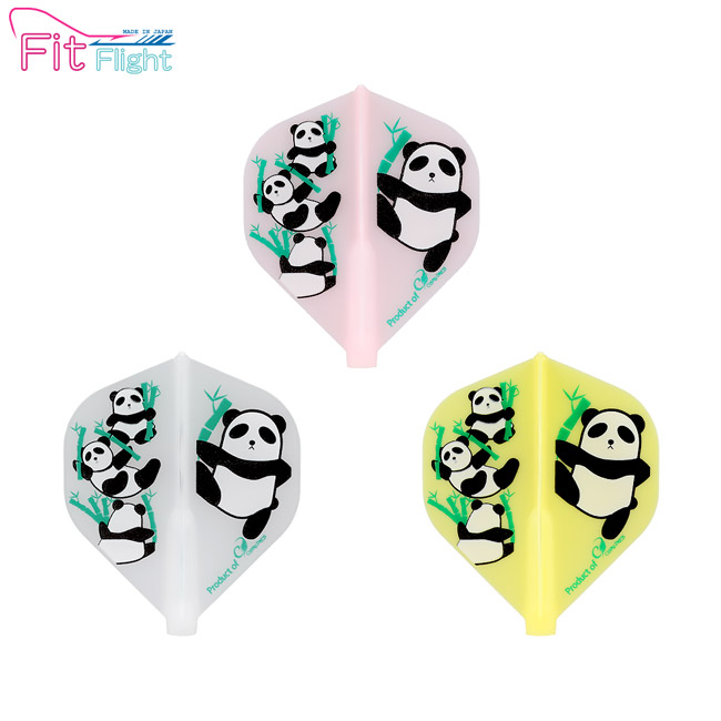 COSMO DARTS(コスモダーツ) Fit Flight(フィットフライト) Printed Series PANDA×FAMILY ...
