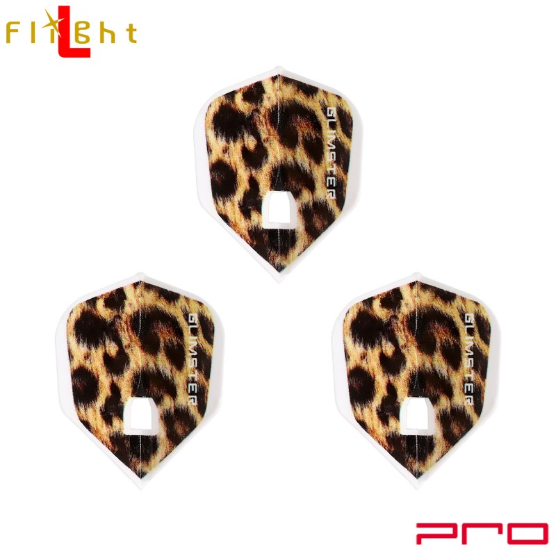 GLIMSTER(グリムスター)×L-Flight PRO(エルフライト プロ) JAGUAR シェイプ ホワイト (ダーツ フライト) | フライト,ブランド【カ行】,グリムスター,L ...