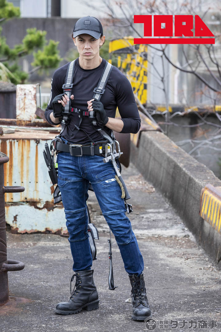 寅壱 デニム カーゴパンツ 8830-219 ズボン ストレッチ オールシーズン 8830シリーズ 作業服 作業着 とらいち トライチ TORAICHI│作業服・作業着の通販サイト│だるま商店【公式】