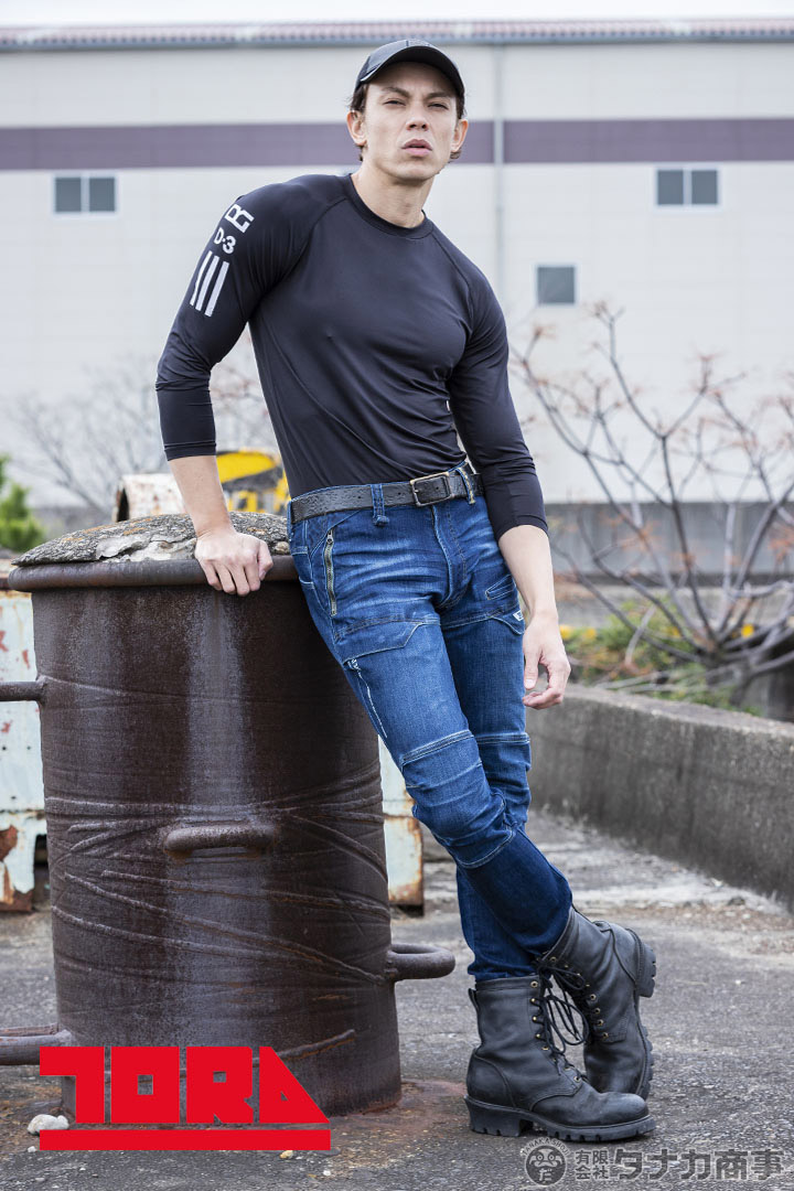 寅壱 デニム カーゴパンツ 8830-219 ズボン ストレッチ オールシーズン 8830シリーズ 作業服 作業着 とらいち トライチ TORAICHI│作業服・作業着の通販サイト│だるま商店【公式】