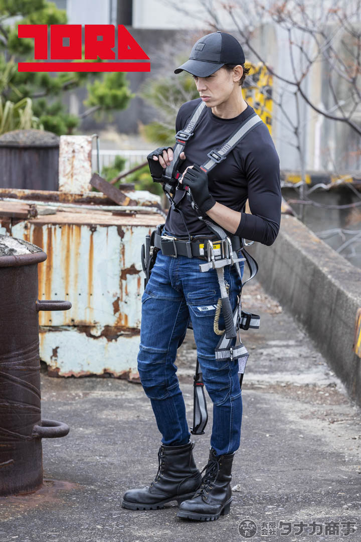 寅壱 デニム カーゴパンツ 8830-219 ズボン ストレッチ オールシーズン 8830シリーズ 作業服 作業着 とらいち トライチ TORAICHI│作業服・作業着の通販サイト│だるま商店【公式】